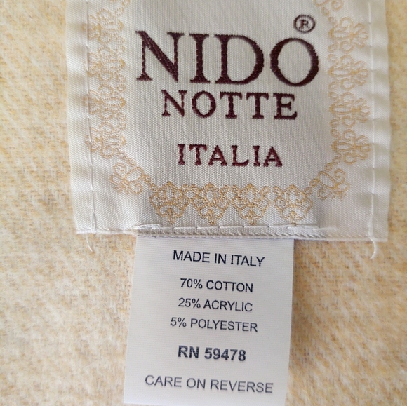 NIDO NOTTE ITALIA | Bedding | Nido Notte Italia Extra Oversized Throw ...